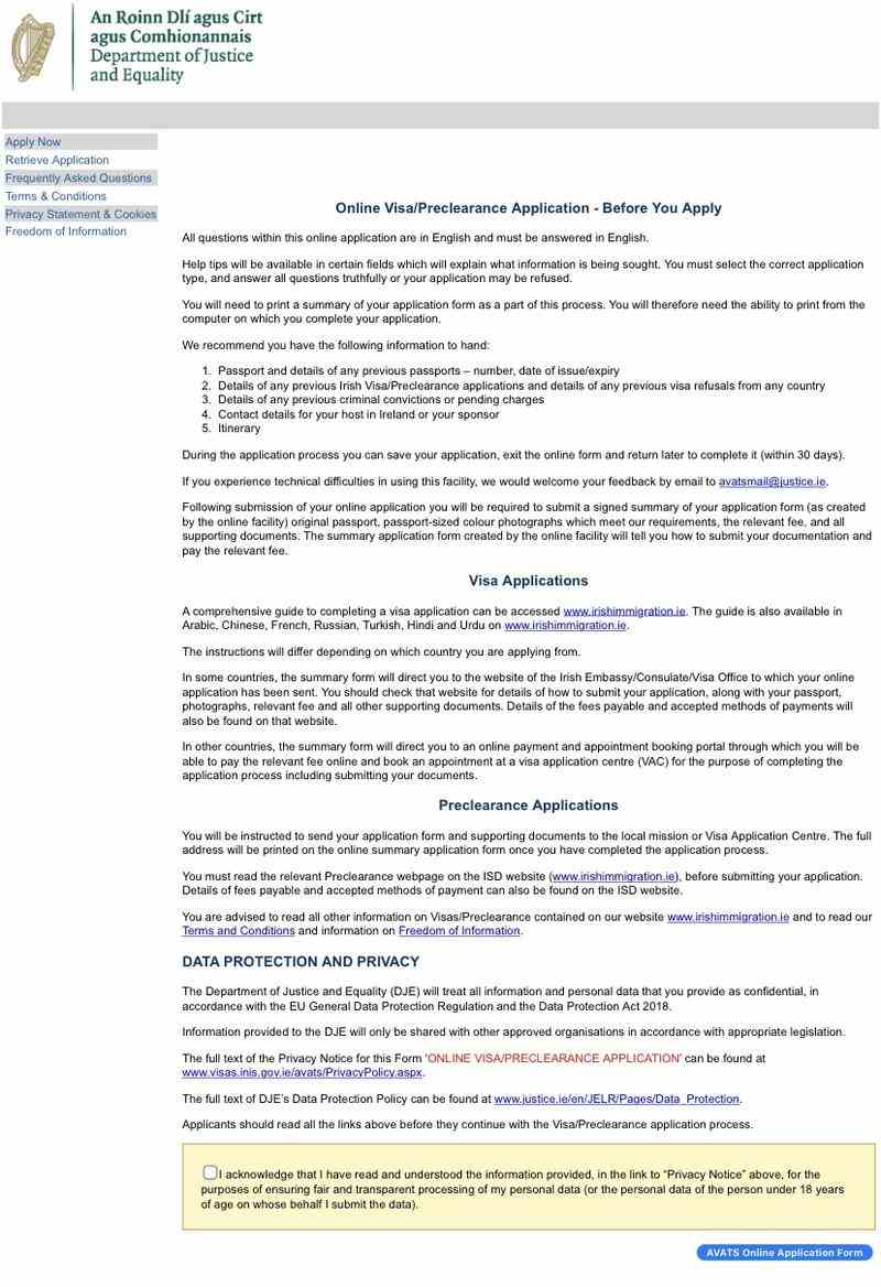 How to Fill in the Ireland Visa Application - Rss Canada Immigration