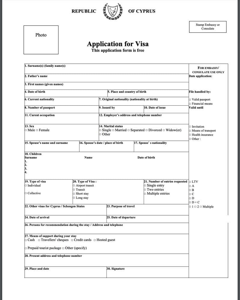 South Cyprus Visa Types and Application Processes - Rss Canada Immigration